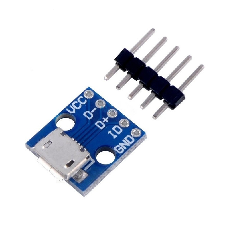 Micro USB Breakout Board | DaakyeTech