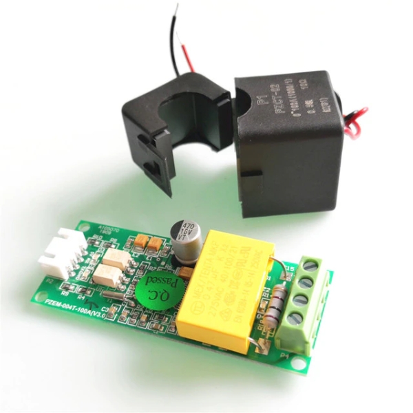 PZEM-004T AC Voltage-Current Sensor with Open-Type Current Transformer ...