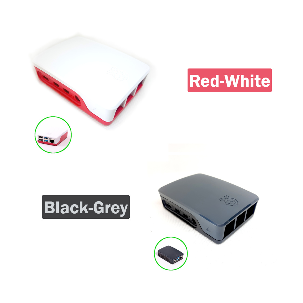 Official ABS Case for Raspberry Pi 4 | DaakyeTech