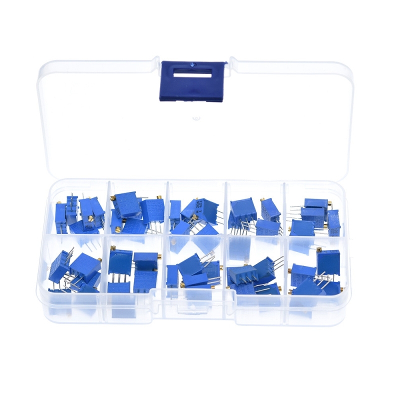 3296W Type Multiturn Trimpot Assortment Kit | DaakyeTech