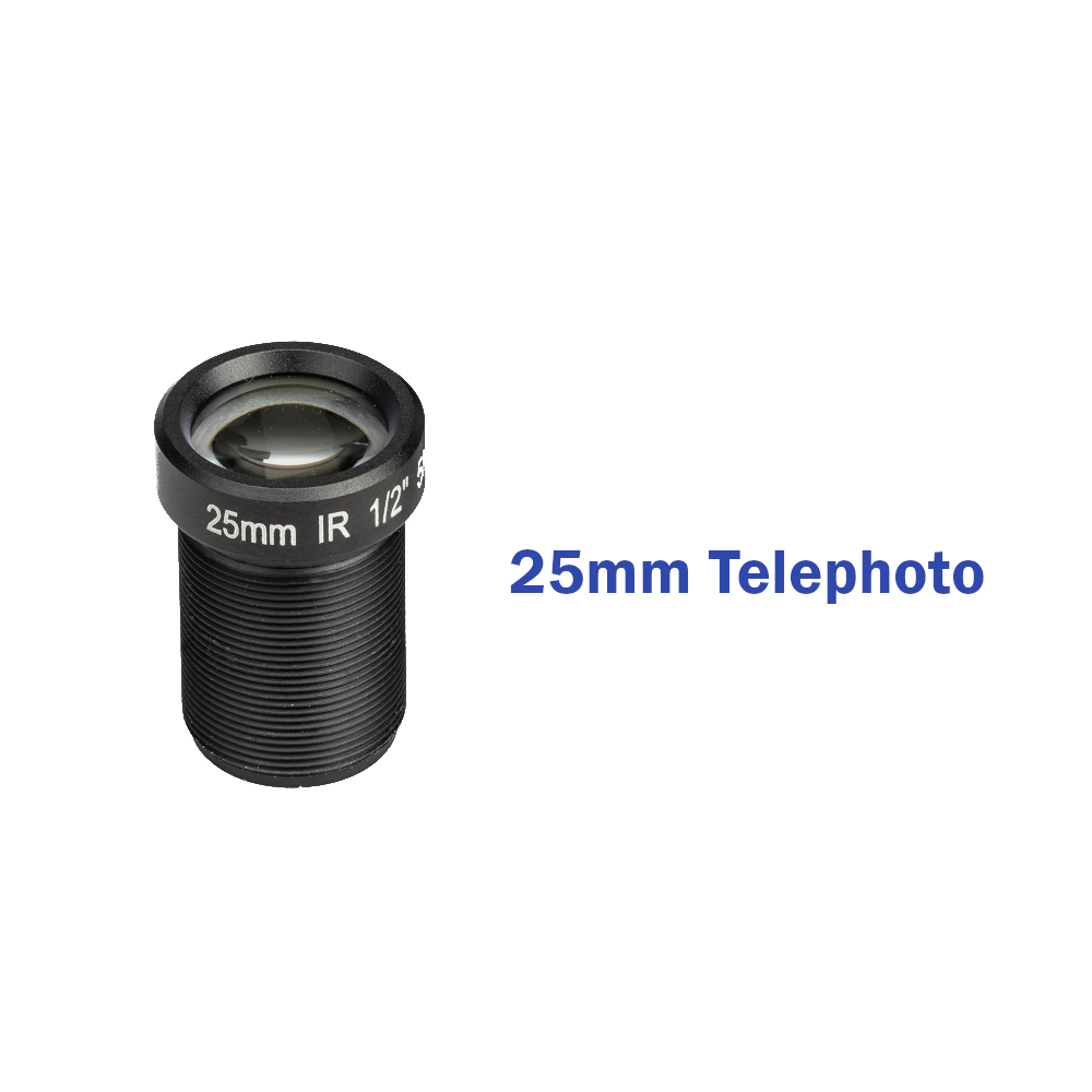 25mm 5MP M12 Telephoto Lens for Raspberry Pi HQ Camera | DaakyeTech