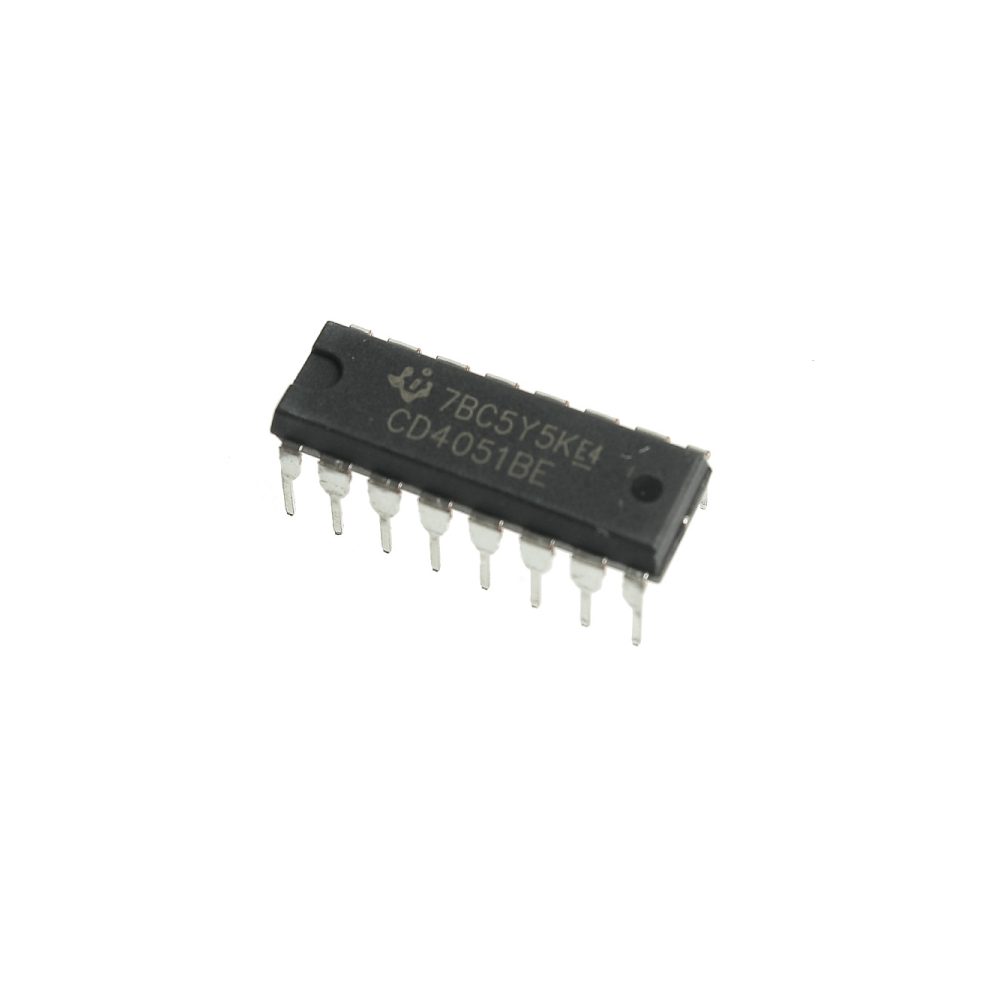 CD4051BE 8-to-1 Analog Multiplexer IC (2 in pack) | DaakyeTech